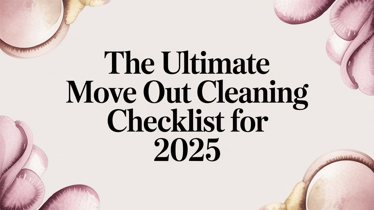 The Ultimate Move Out Cleaning Checklist for 2025 | HD Cleaning Services
