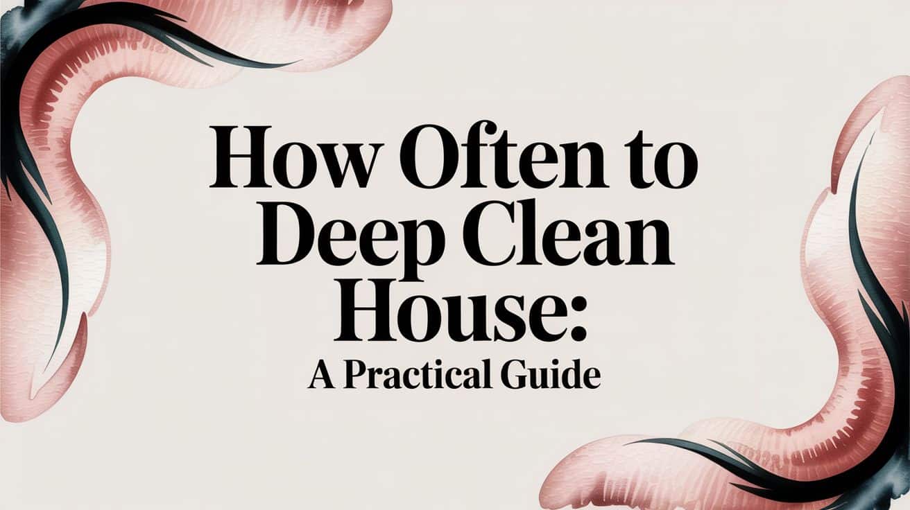 How Often to Deep Clean House: A Practical Guide | HD Cleaning Services